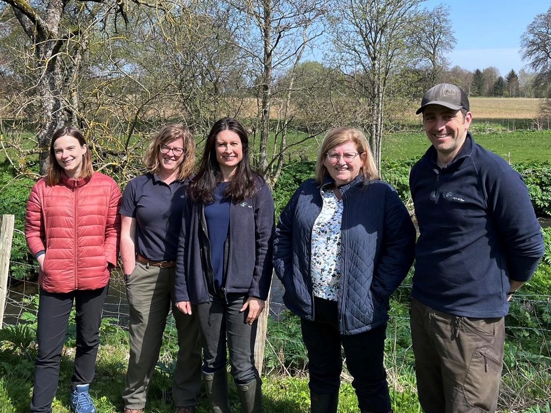 MSP Jackie Dunbar visits the River Dee Trust | Scottish Invasive ...