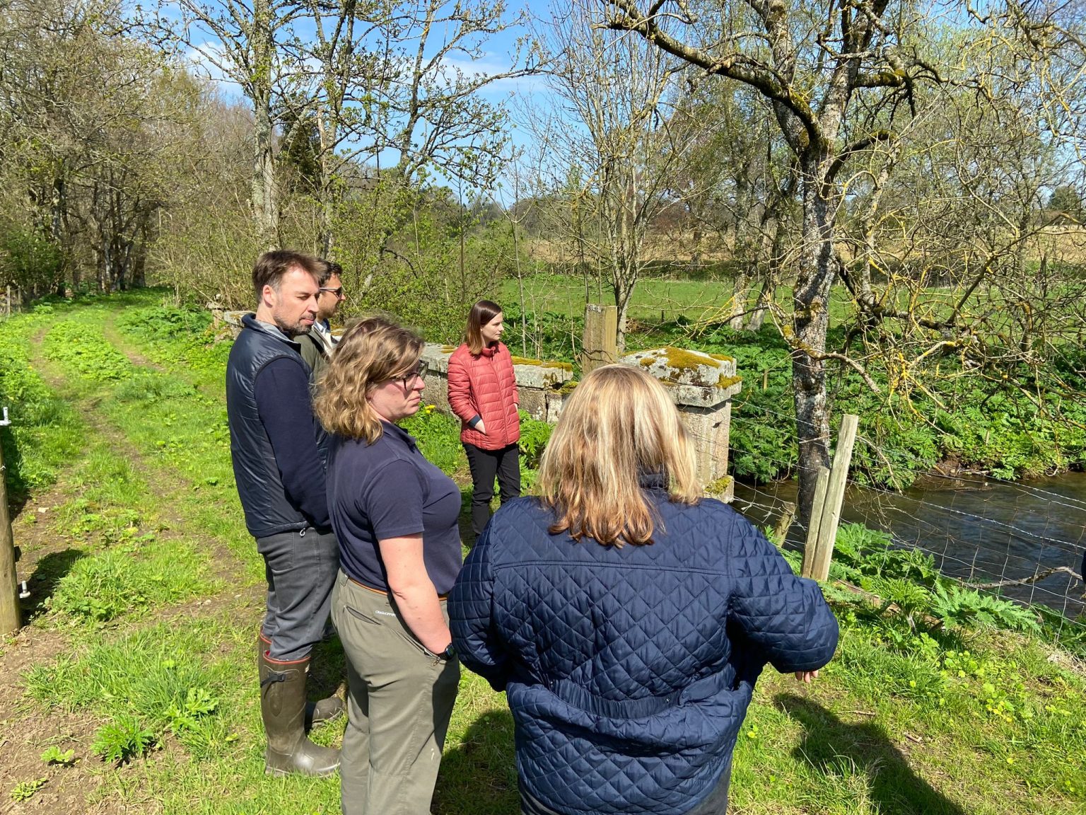 MSP Jackie Dunbar visits the River Dee Trust | Scottish Invasive ...