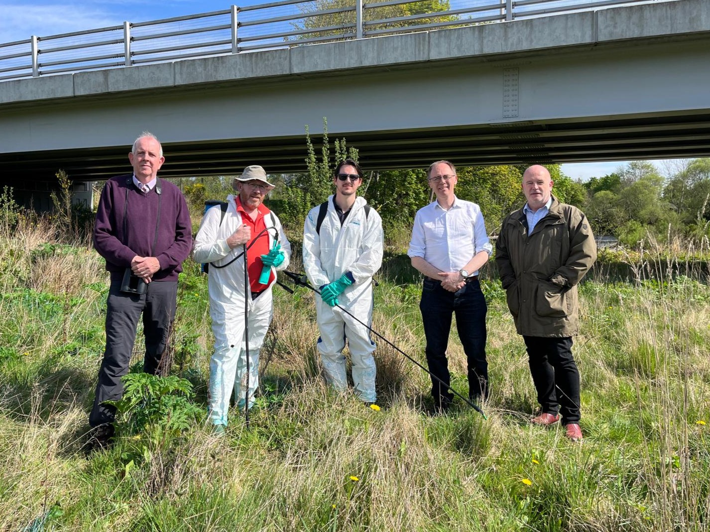 Minister Alasdair Allan visits the Scottish Invasive Species Initiative ...